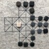 Roman Rota Board Game, Tic-tac-toe, Embroidered on Natural Wool Felt ...