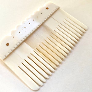 Bone Comb, Hand Carved, 7 X 10 Cm, Unique, Ancient Accessory - Etsy