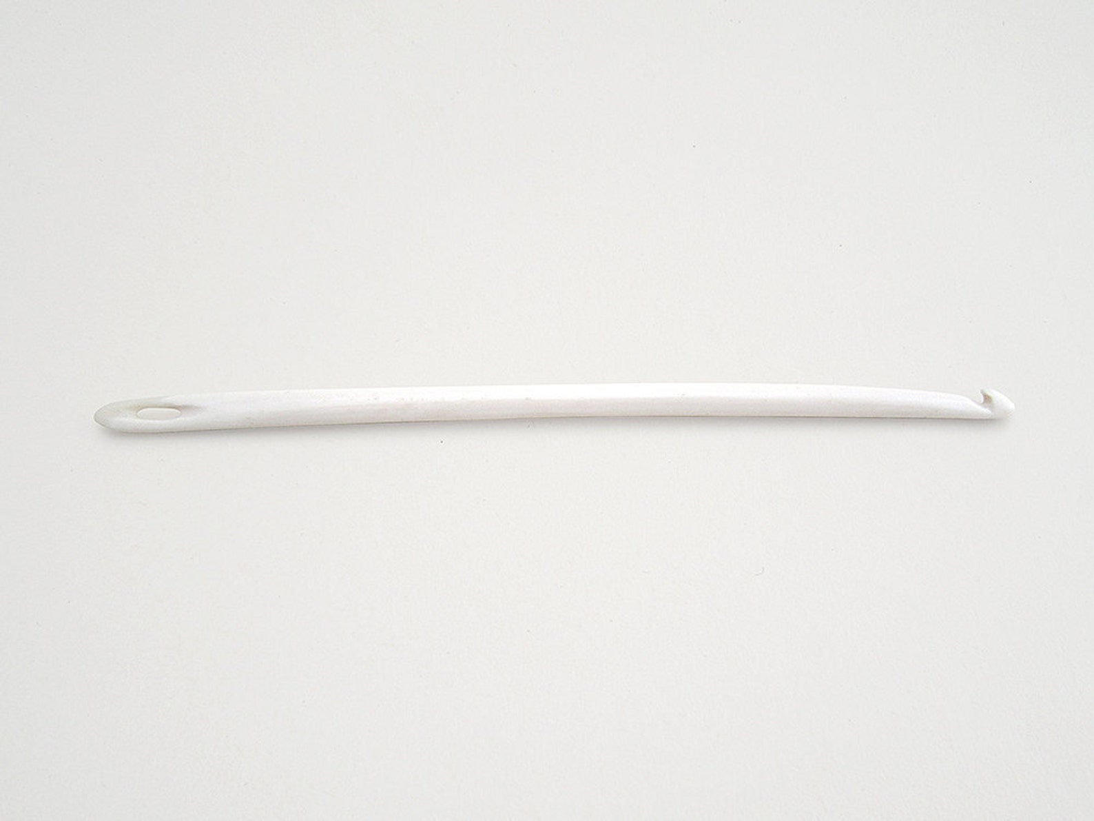 White Elk Bone Knooking Hook Durable Archaic and Natural | Etsy