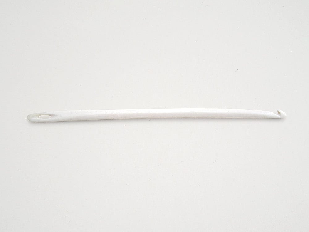 White Elk Bone Knooking Hook Durable Archaic and Natural | Etsy