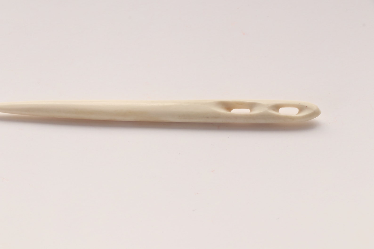 Bone Needle With Double Hole for Nailbinding. Archaic Style - Etsy