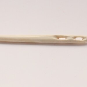 Bone Needle With Double Hole for Nailbinding. Archaic Style and Natural ...