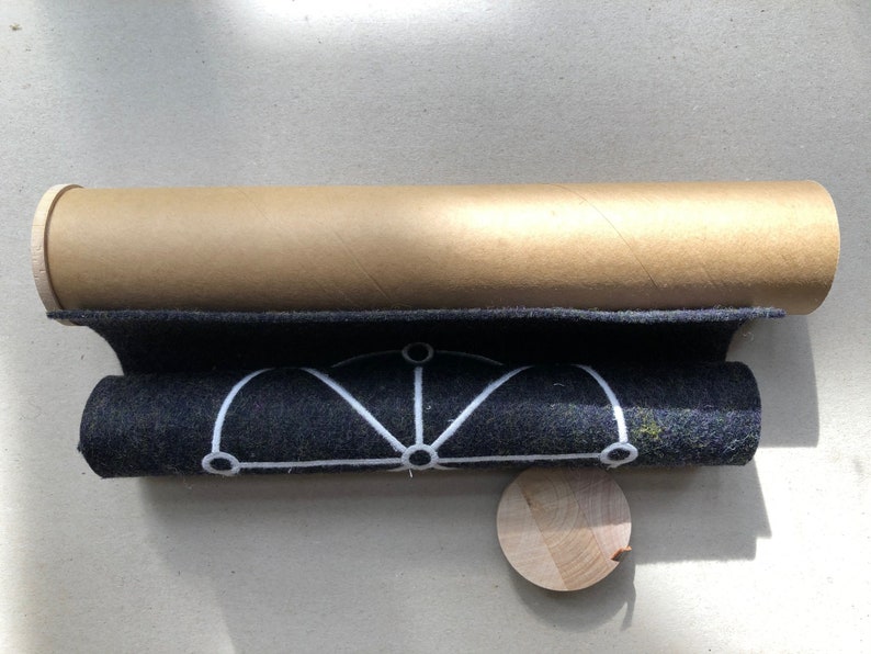 Roman Rota Board Game Tic-tac-toe Embroidered on Natural - Etsy