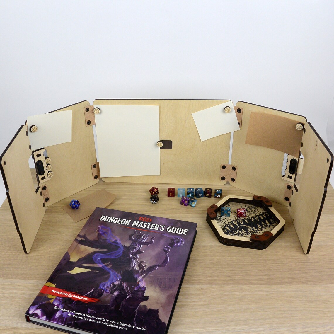 Dragon DM Screen for Dungeons and Dragons Wooden Dungeon | Etsy