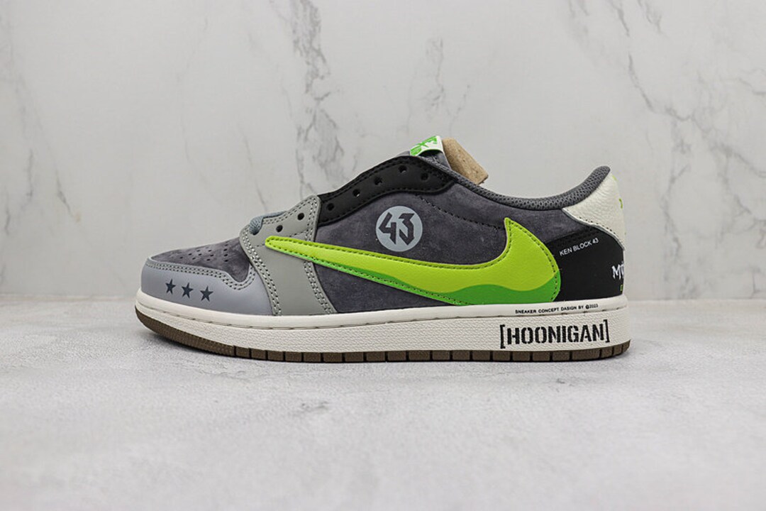 Travis Scott X Ken Block X Jordan 1 Low 'hoonigan' for Sale-sport ...