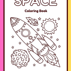 Space Coloring Book | Educational Coloring Pages for Kids | Printable ...