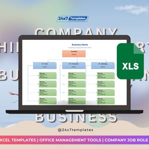 Company Job Role Chart | Organization Team Chart | Employee Hierarchy ...
