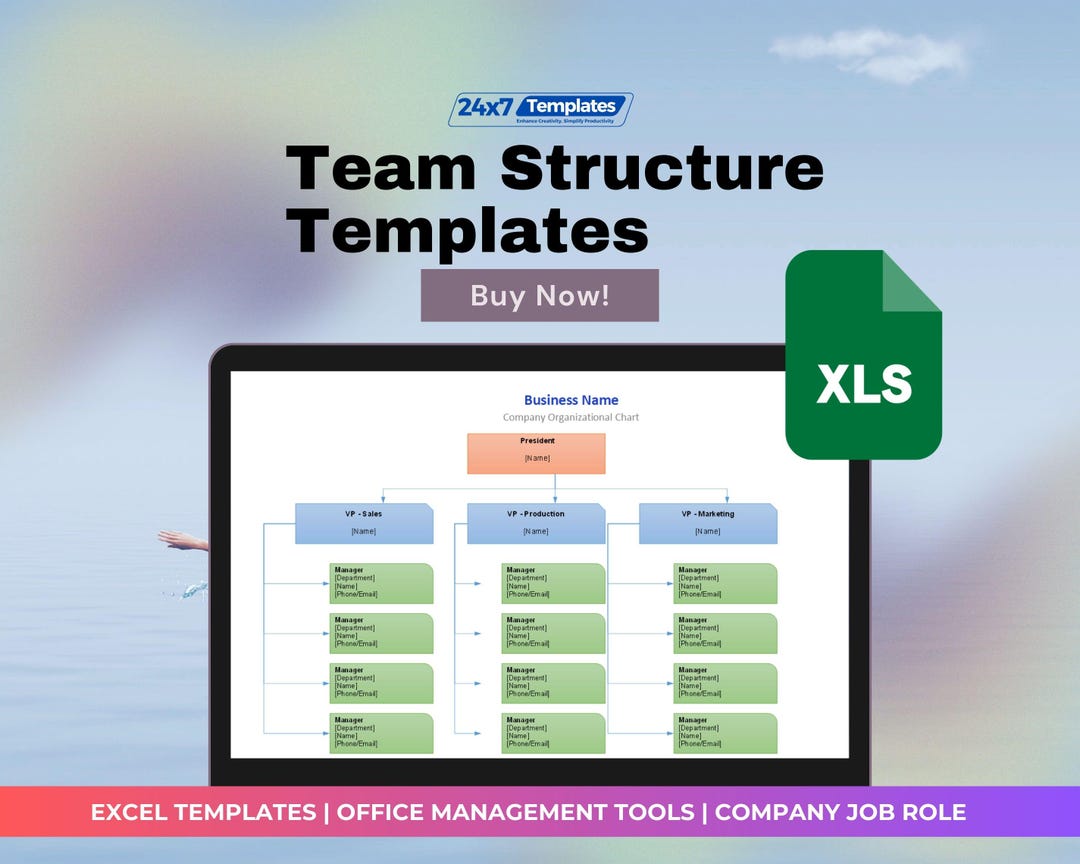 Company Job Role Chart | Organization Team Chart | Employee Hierarchy ...