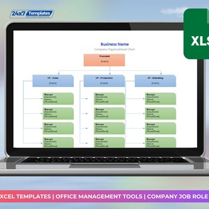 Company Job Role Chart | Organization Team Chart | Employee Hierarchy ...