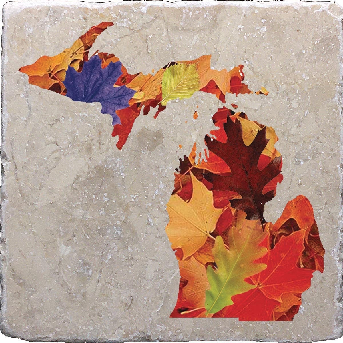 Four Seasons Michigan Coasters Michigan DecorMichigan Gift | Etsy