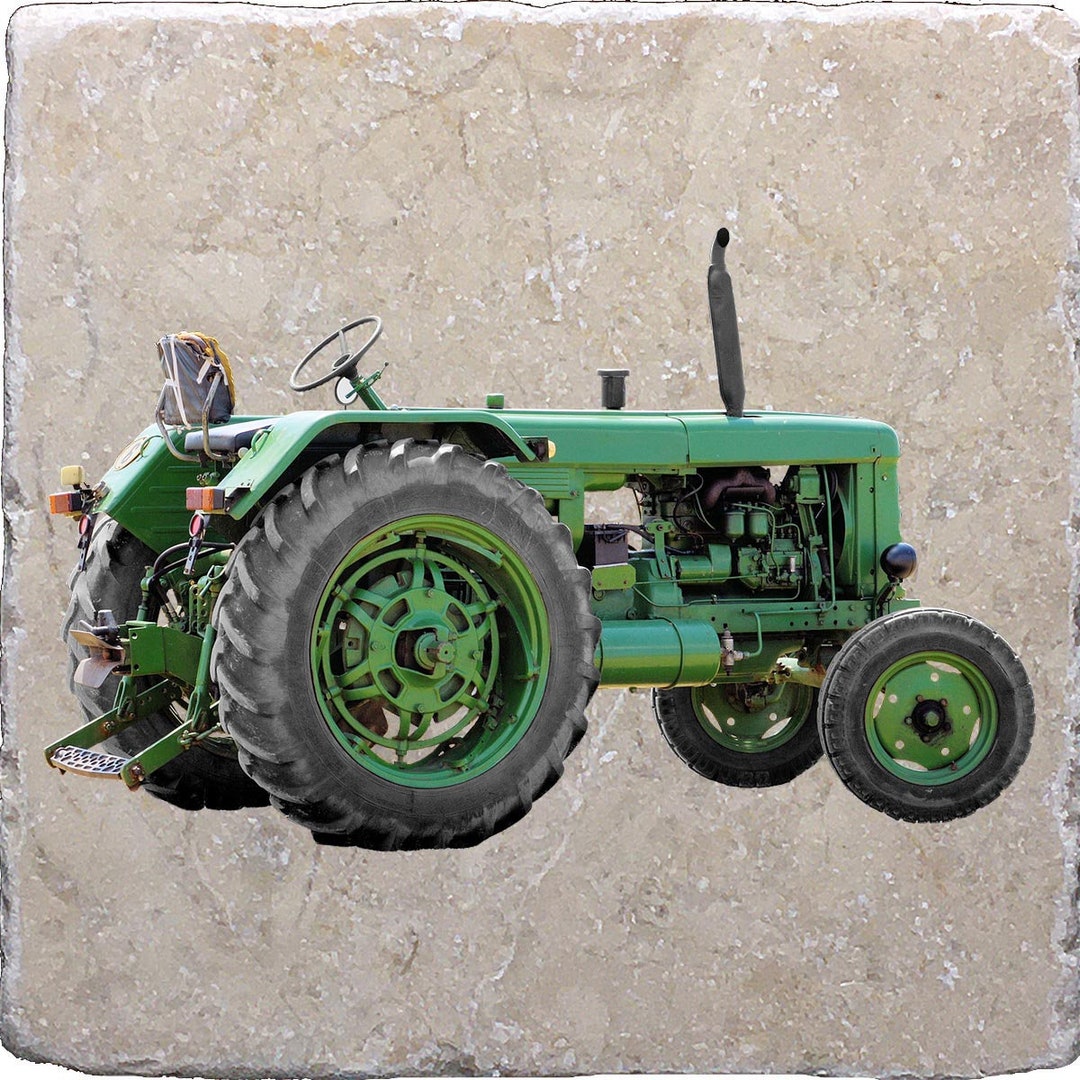 Tractor Photo Coasters Farm Coasters, Country Decor, Farm Gift, Marble ...