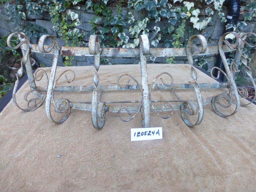 Vintage Antique Metal Hanging Flower Box Holder Planter 120524 A - Etsy