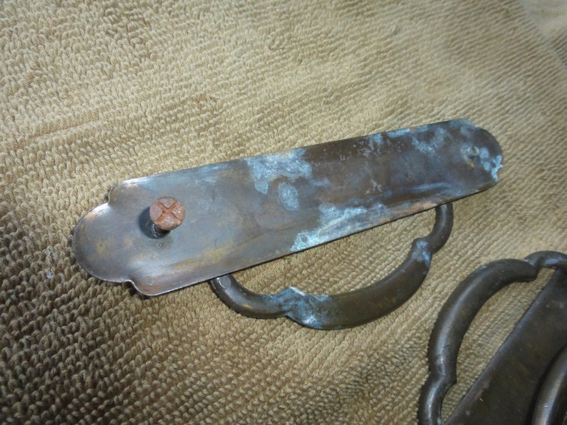 4 Vintage Antique Fancy Trunk Handles Pulls 13122 B - Etsy