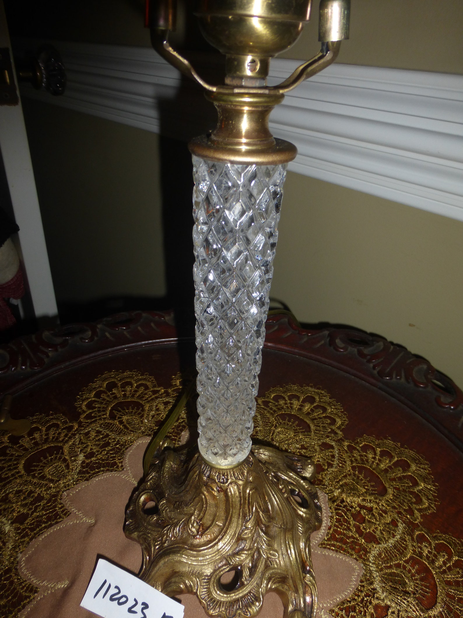 Vintage Antique Stained Glass Table Lamp 112023 E - Etsy