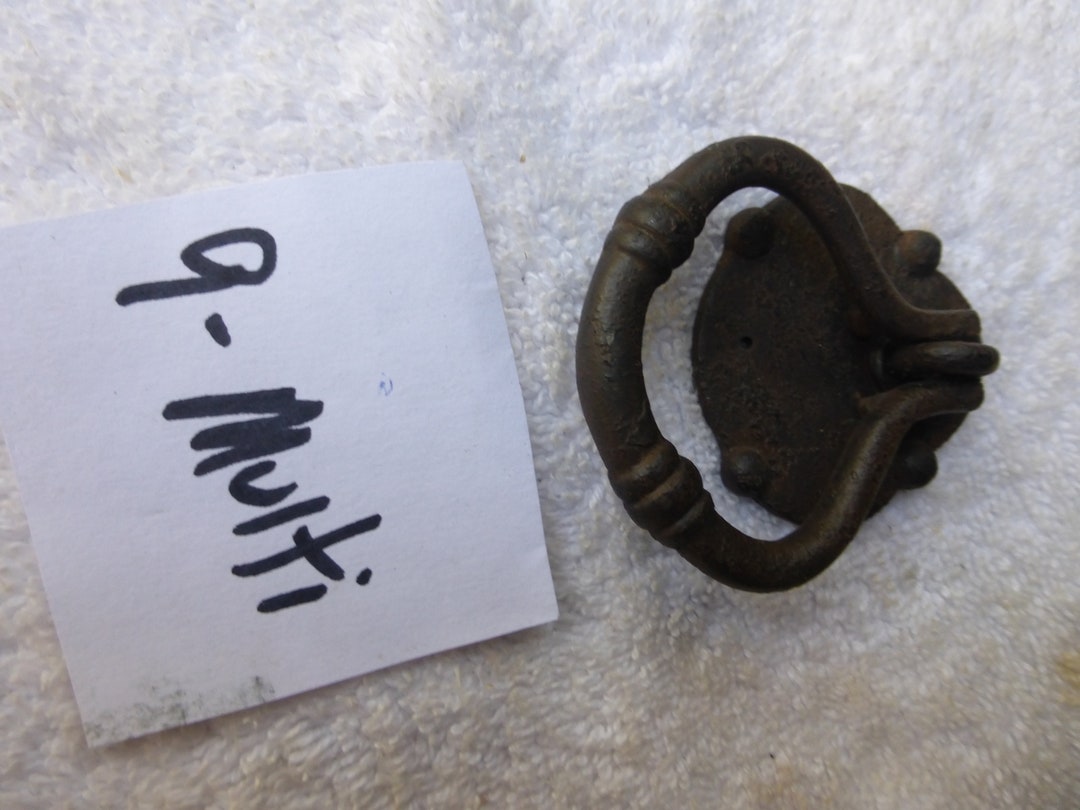 Vintage Antique Rustic Brass Chest Drawer Pulls Handles 9 MULTI - Etsy