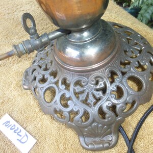 Vintage Antique Stained Glass "gas" Lamp 101022 D - Etsy