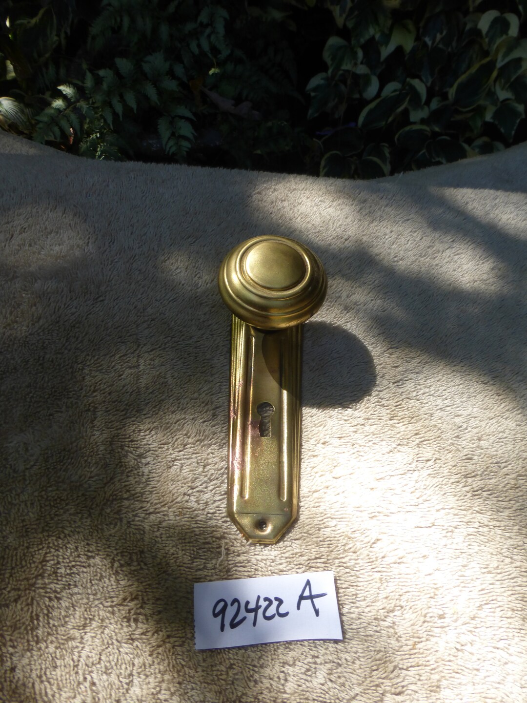 Vintage Antique 2pc Brass Hardware Set 92422 A - Etsy