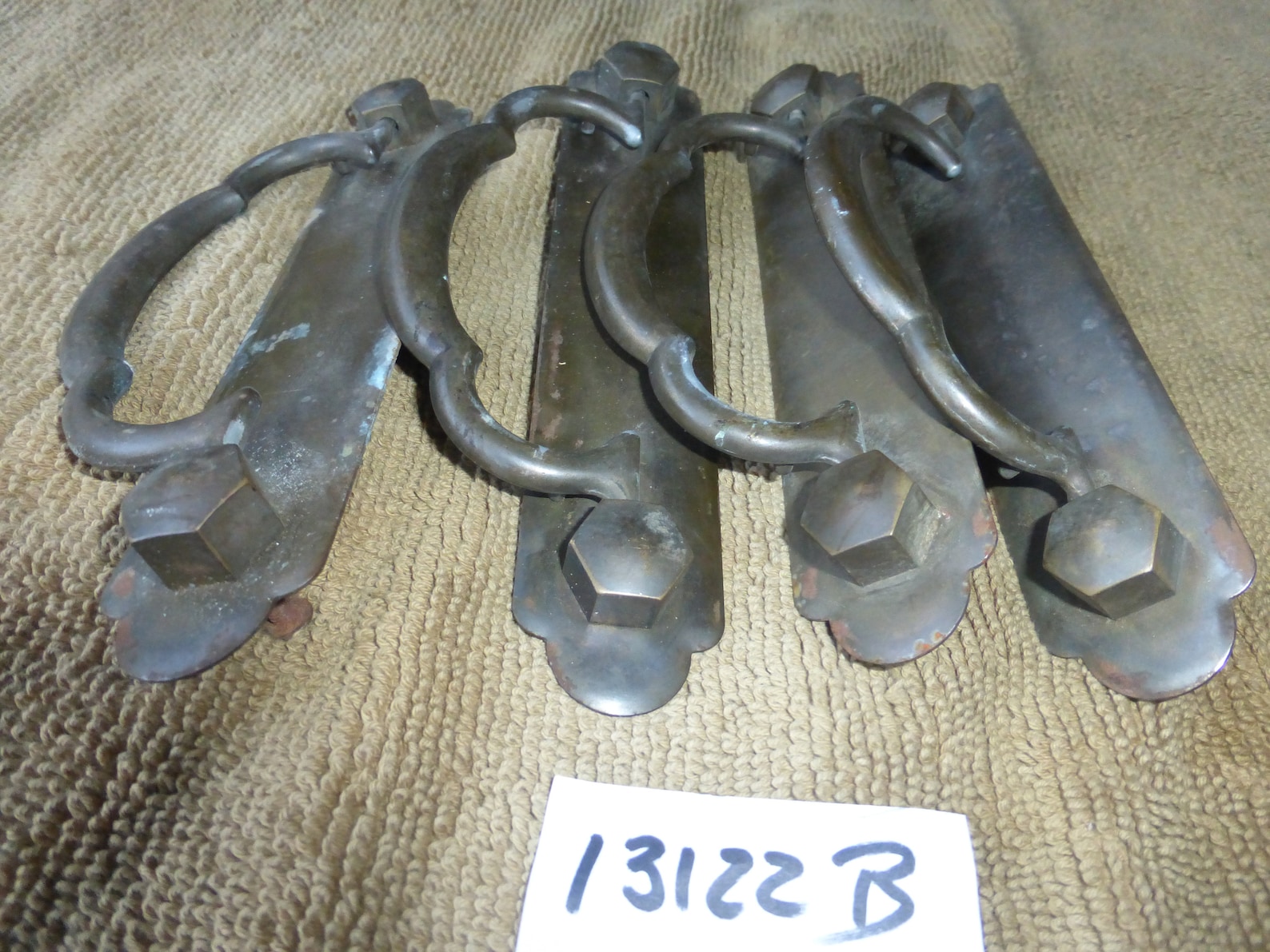 4 Vintage Antique Fancy Trunk Handles Pulls 13122 B | Etsy