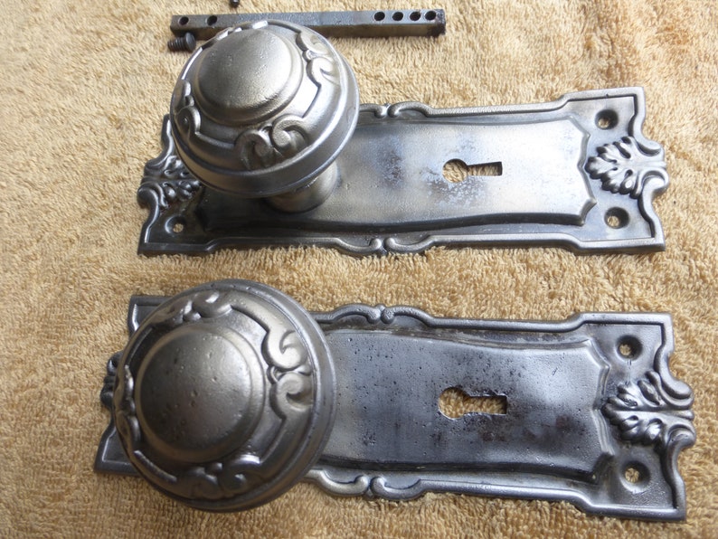 Vintage Antique 4 Pc 1800's Old Door Hardware Set 32123 C - Etsy