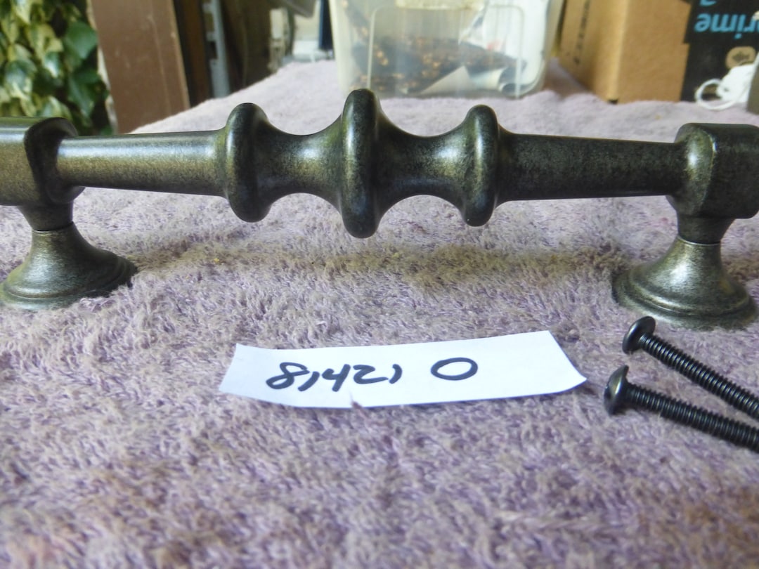 Vintage Antique 3 PC Large Metal Handle 81421 O - Etsy