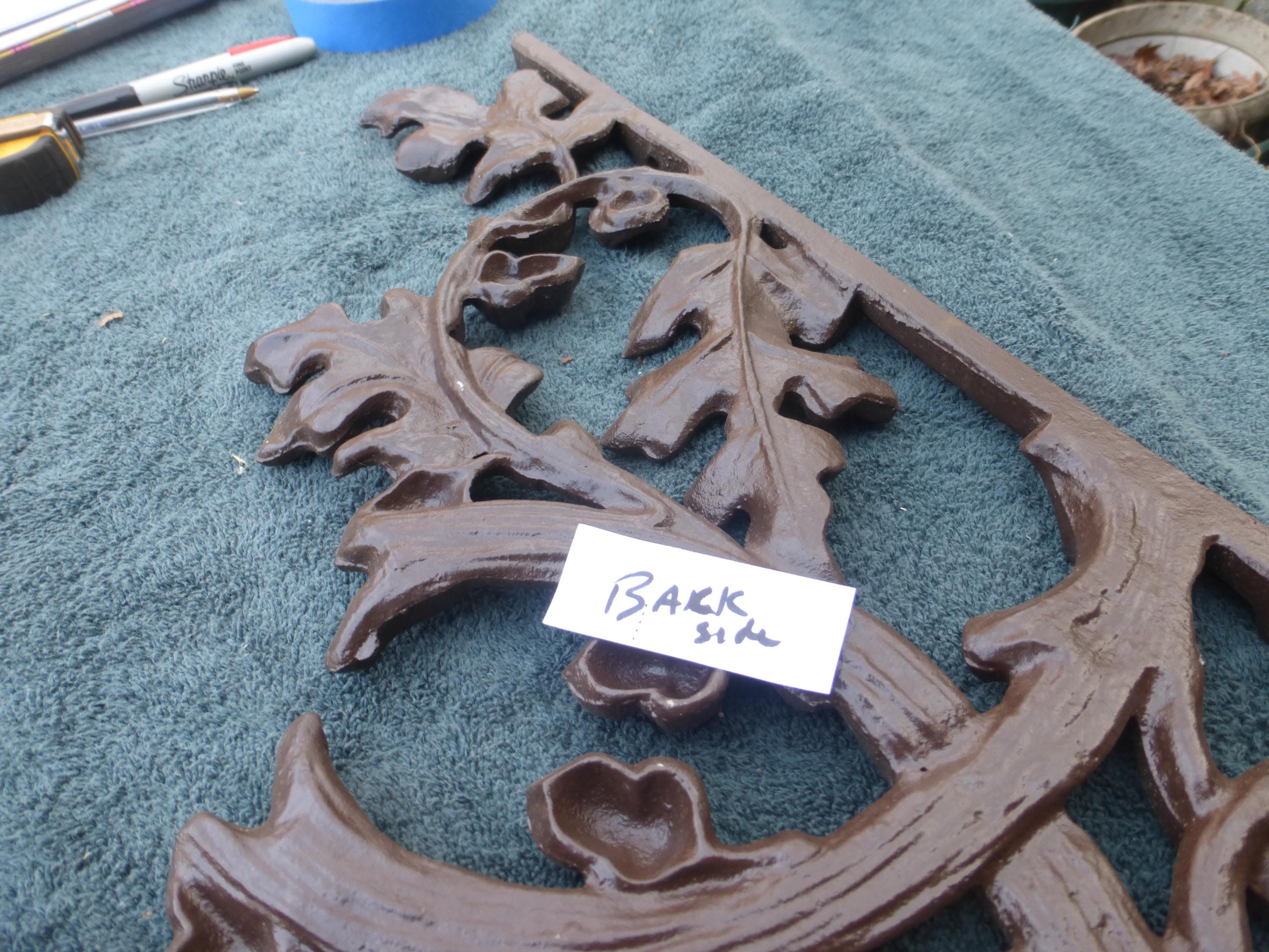 Vintage Antique Lg Cast Iron Victorian Brackets/corbel 30725 D - Etsy