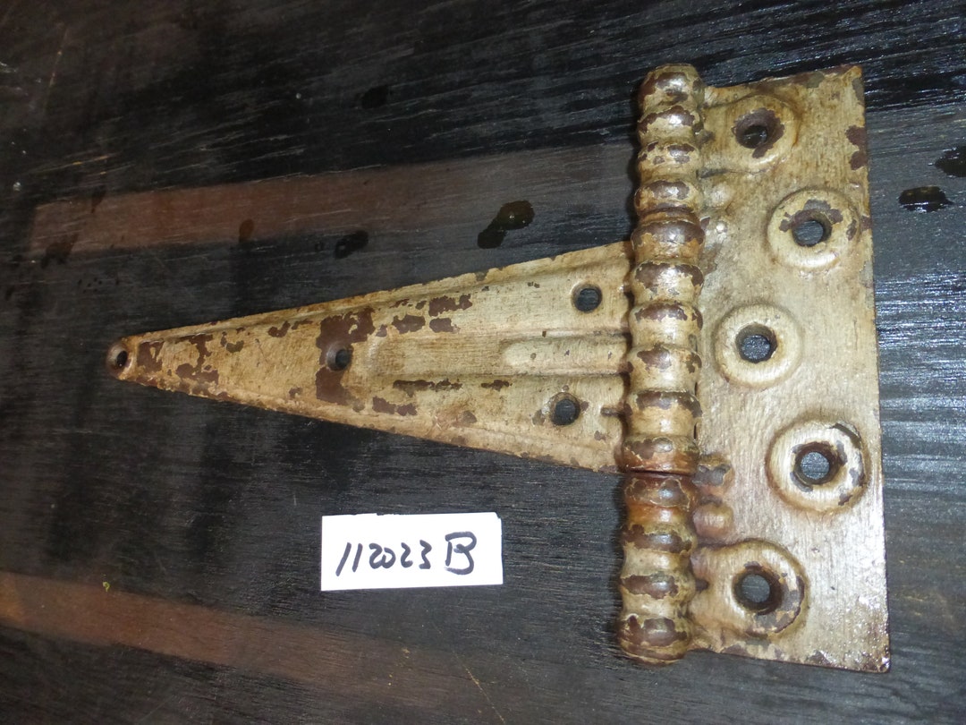 Vintage Antique Ornate Barrel Rustic Iron Barn Farm Hinge 112023 B - Etsy
