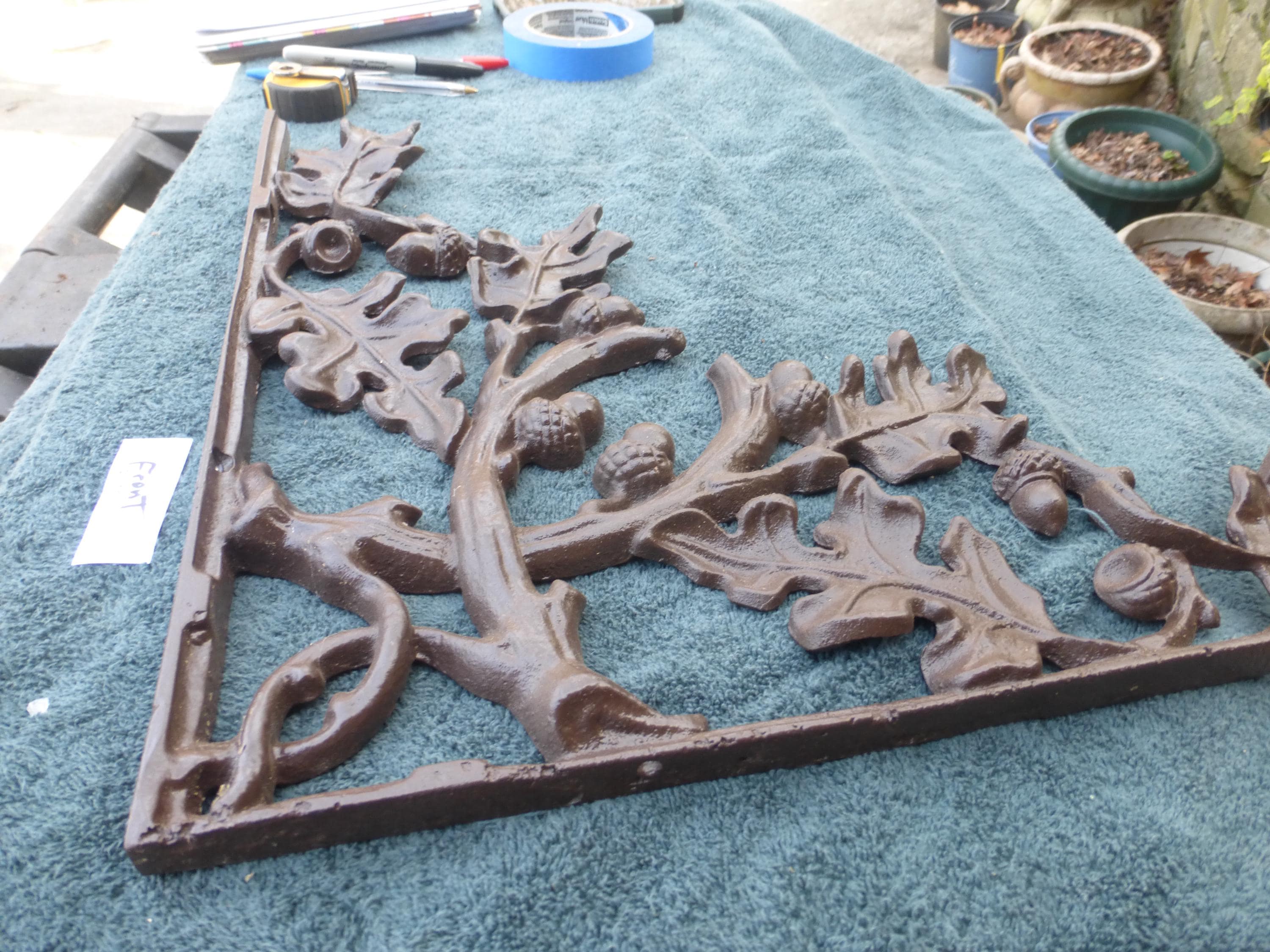 Vintage Antique Lg Cast Iron Victorian Brackets/corbel 30725 D - Etsy