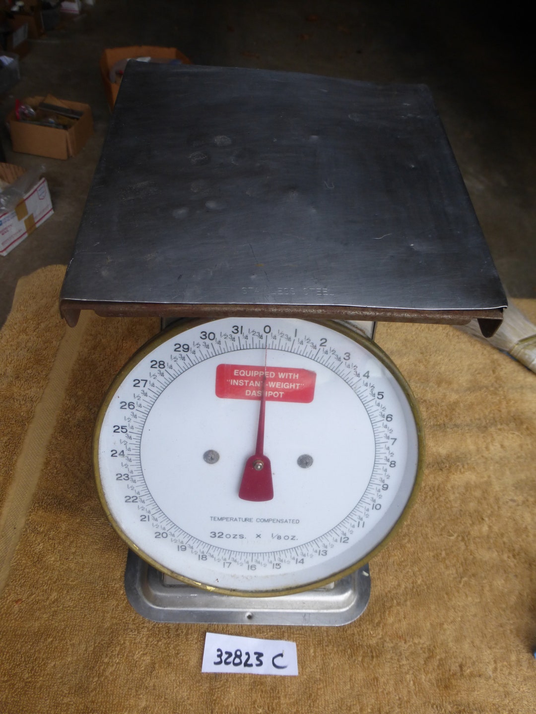 Vintage Antique 2 Lb X 1/8 Oz Mechanical Scale 32823 C - Etsy