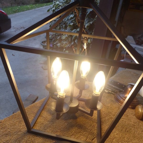 Cage Pendant Light - Etsy