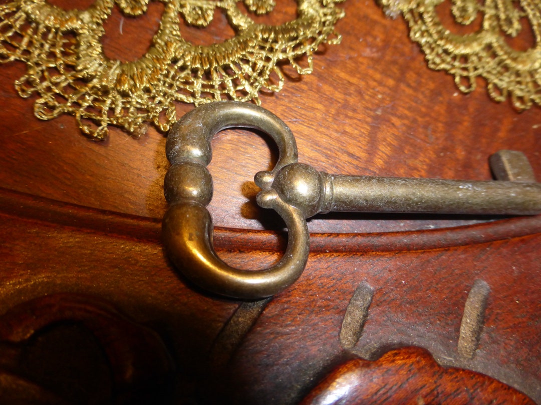 Vintage Antique Brass Open Barrel USA Furniture Cabinet Key 814 R 2 - Etsy