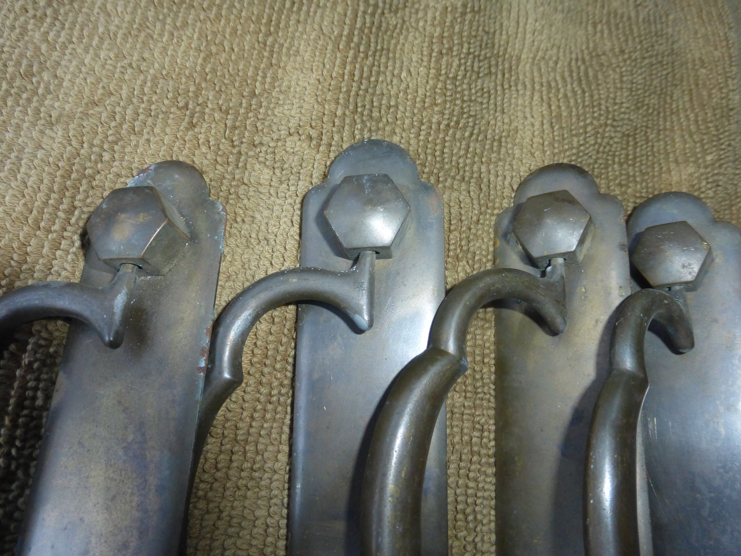 4 Vintage Antique Fancy Trunk Handles Pulls 13122 B | Etsy