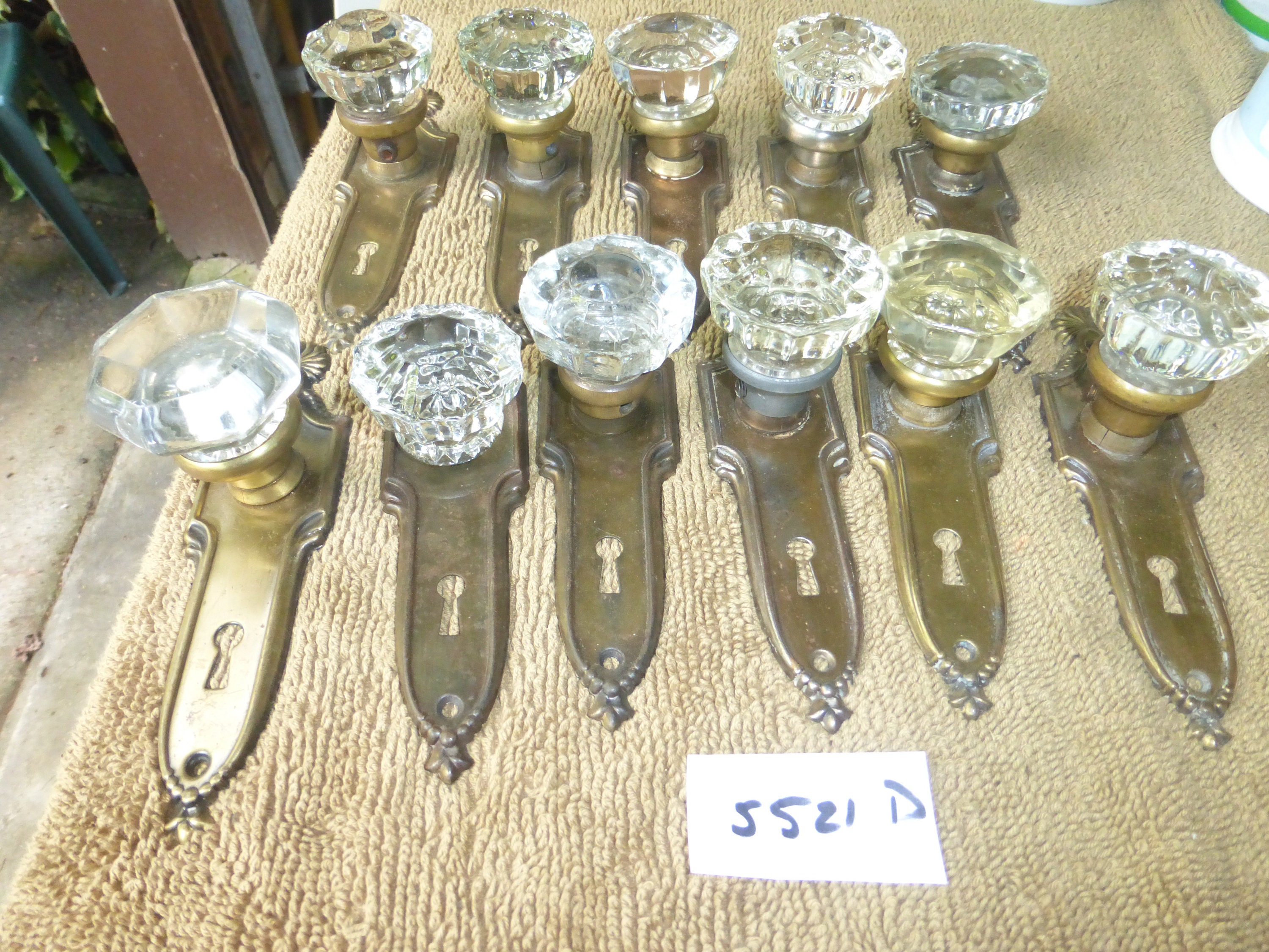 Vintage Antique 22 Pc Deco Door Hardware Set 5521 D | Etsy