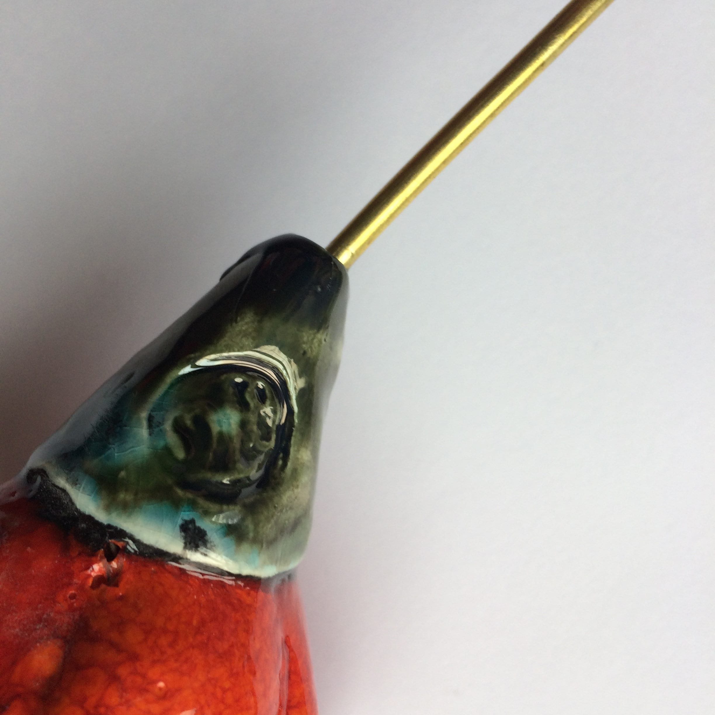 Red Poppy Ceramic Flower Arrangement in Vase, Special Forever Flower ...