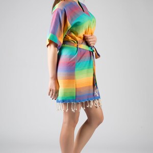 Rainbow Bridesmaid Robes // Bridal Party Robes // Wedding | Etsy