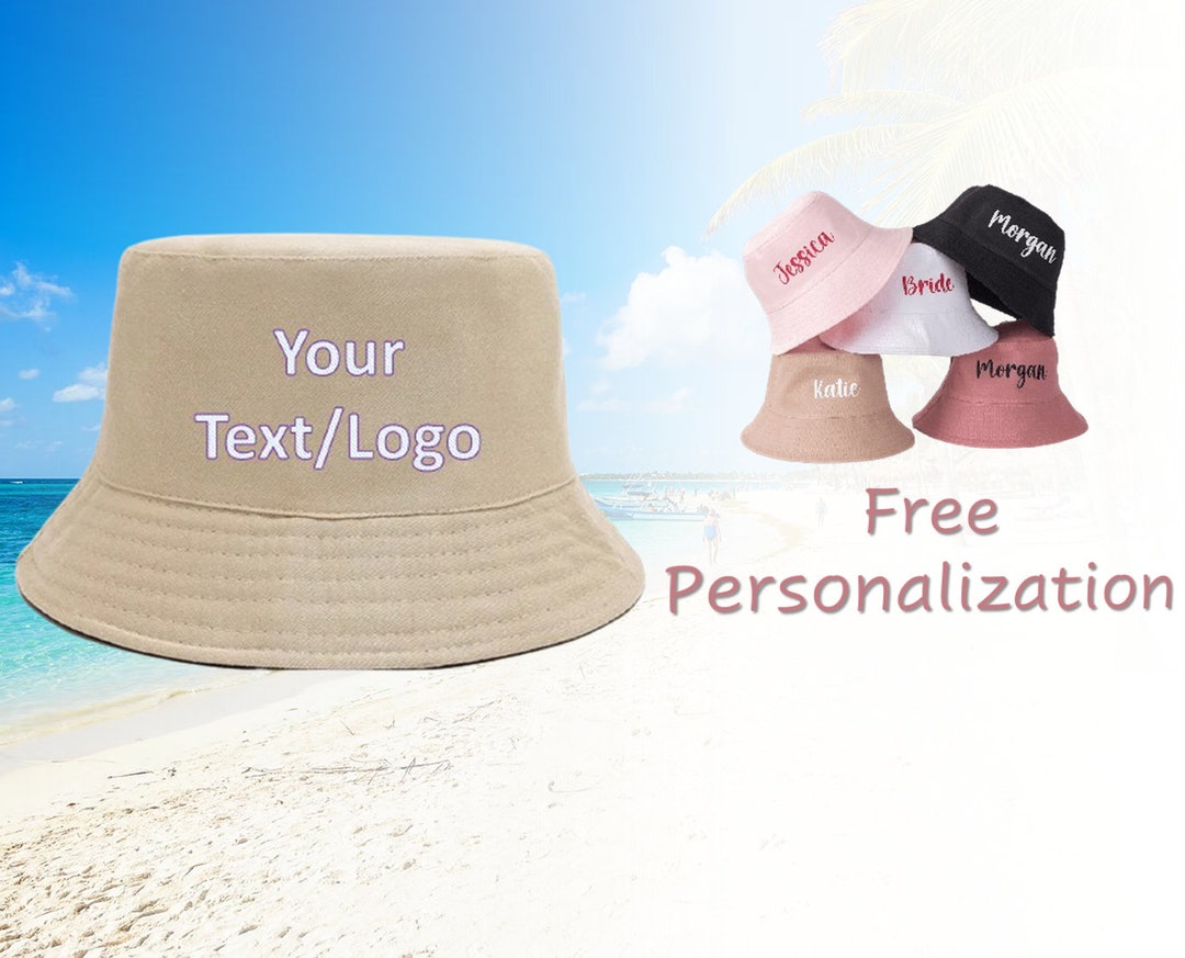 Custom Embroidered Bucket Hat – Personalized Bachelorette Party Gift - Etsy