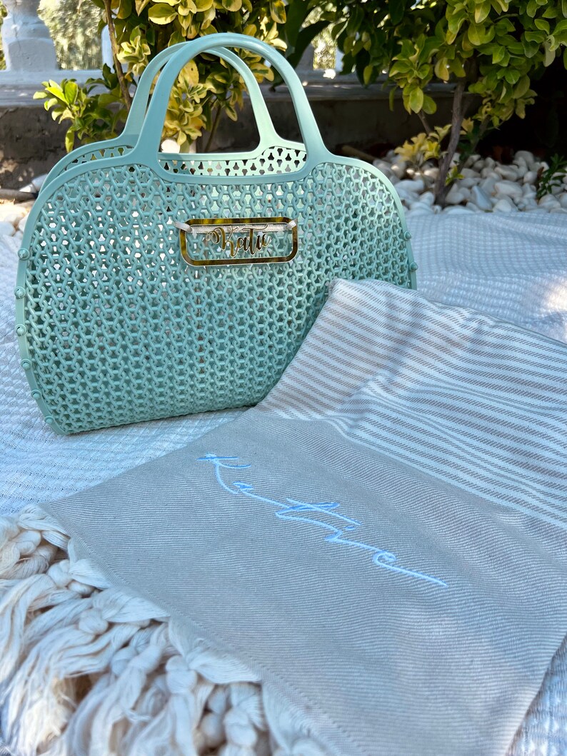 Jelly Plastic Purses Tote Bags Custom Jelly Basket Retro - Etsy