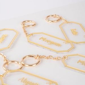 Custom Keychain, Personalized Keychain With Logo or Name - Etsy