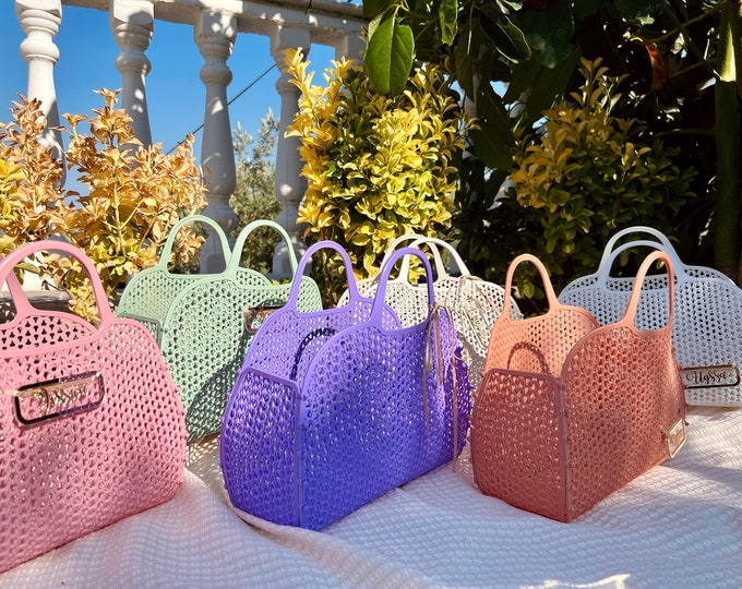 Liquid Glitter Mini Zip Purse - Splish Splash - Clear Purse - Rubber ...