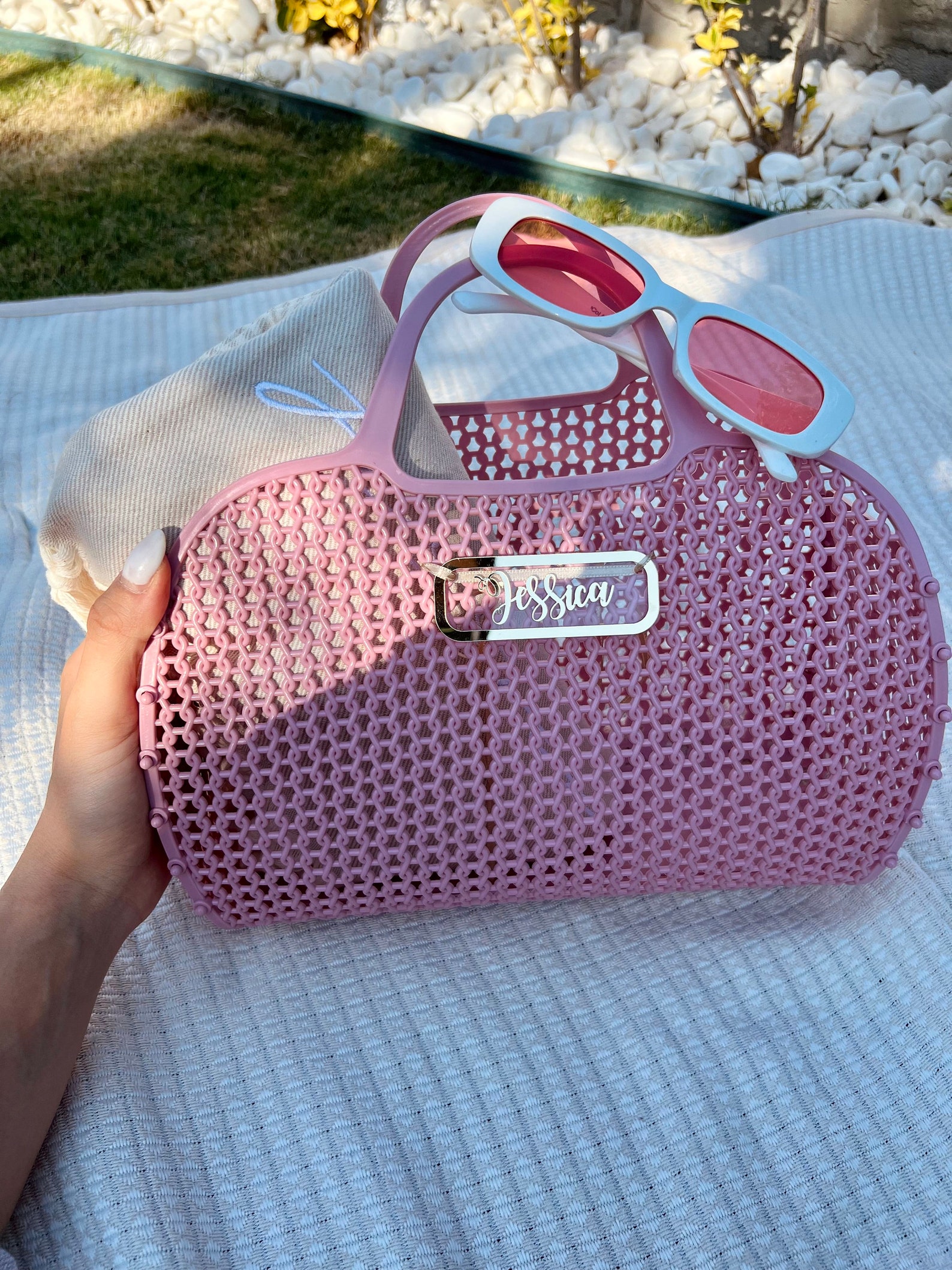 Jelly Plastic Purses Tote Bags Custom Jelly Basket Retro - Etsy