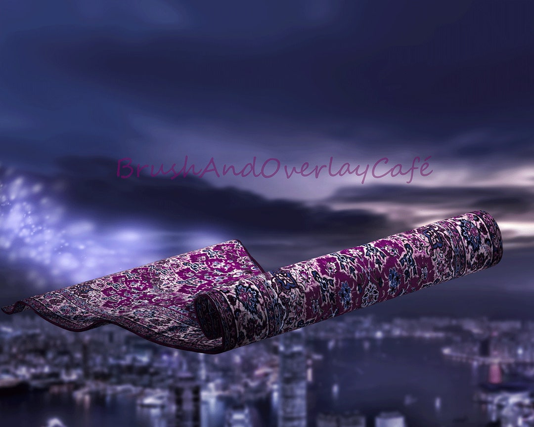 Magical Flying Carpet Digital Backdrop for Photoshop, Photoshop ...
