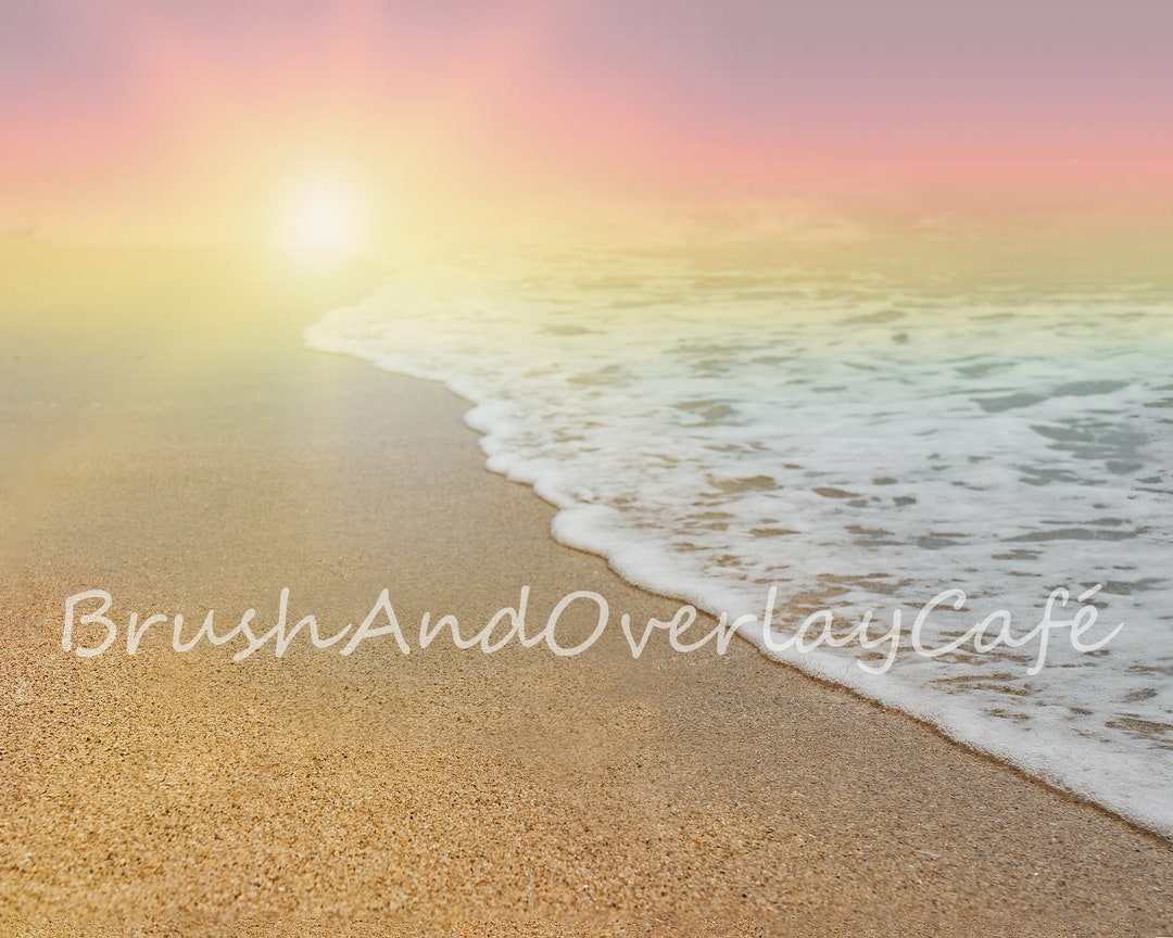 Digital Background for Photography/summer Beach Digital Backdrop ...