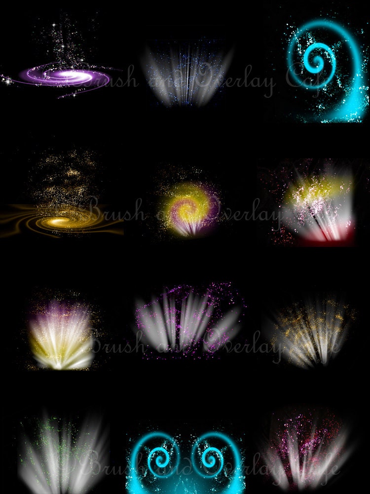 12 Magical Glow/Magic Shine Overlays for Photoshop Photoshop | Etsy