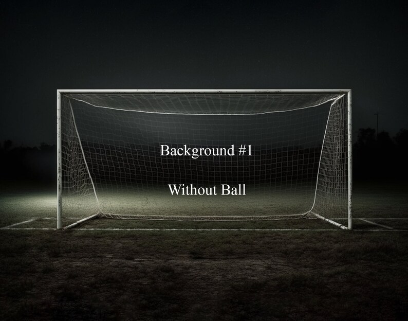 Set of 4 Digital Soccer Goal Backgrounds for Photography.two Backdrops ...