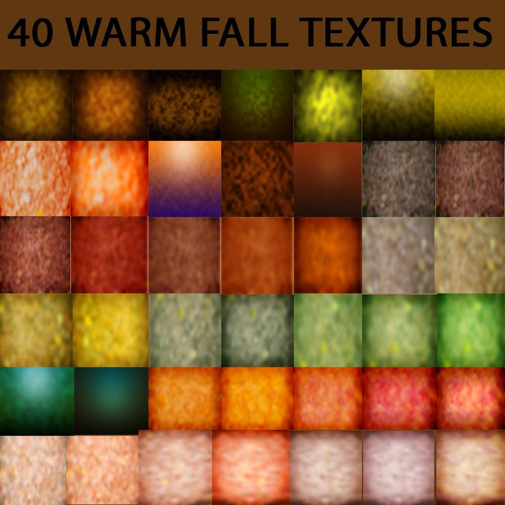 Warm Fall/autumn Textures | Etsy