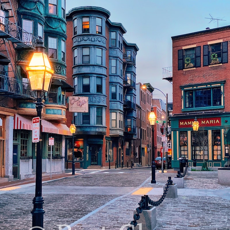 North End Boston Paintings - Etsy