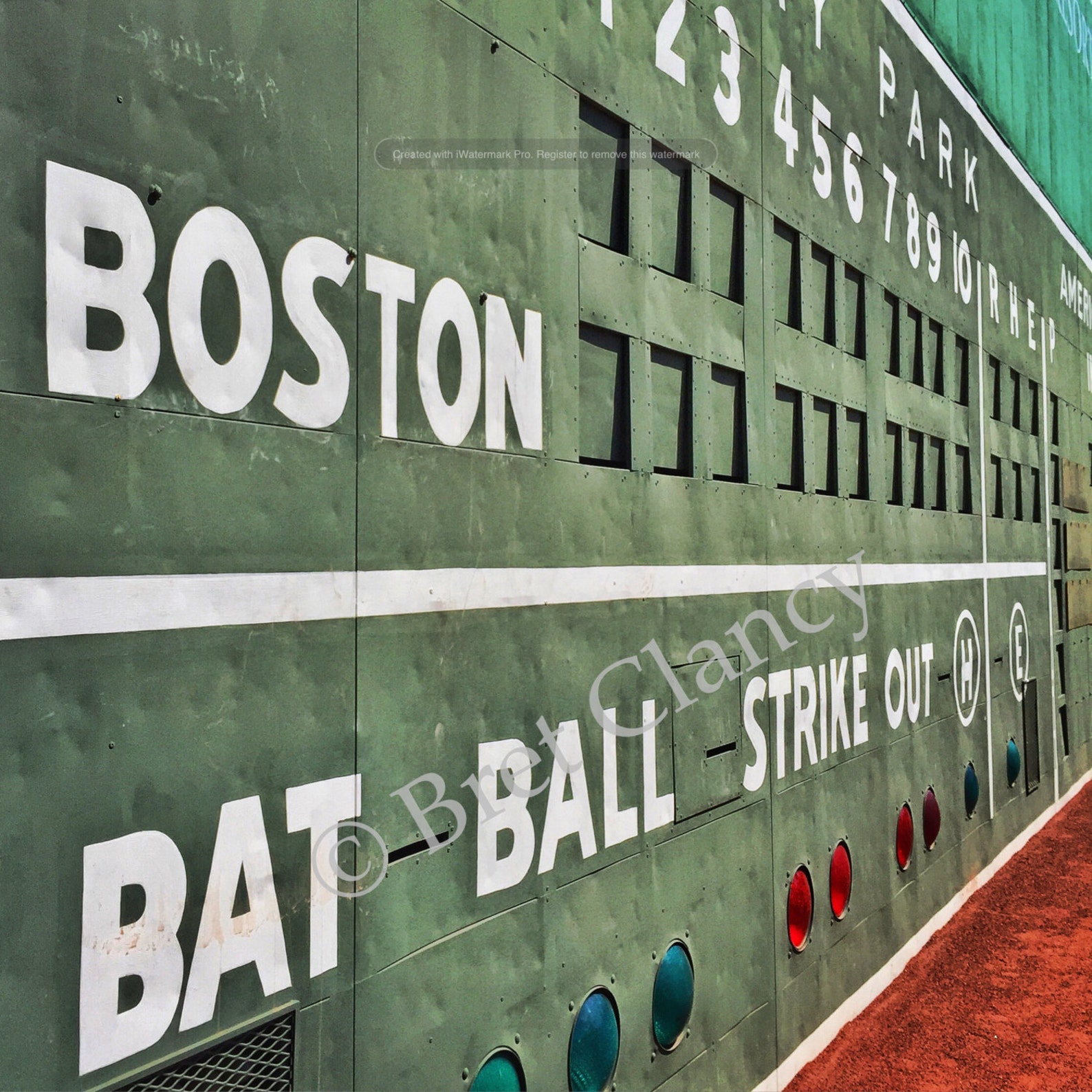 Fenway Park Famous Green Monster Red Sox Scoreboard - FREE SHIPPING! - Etsy