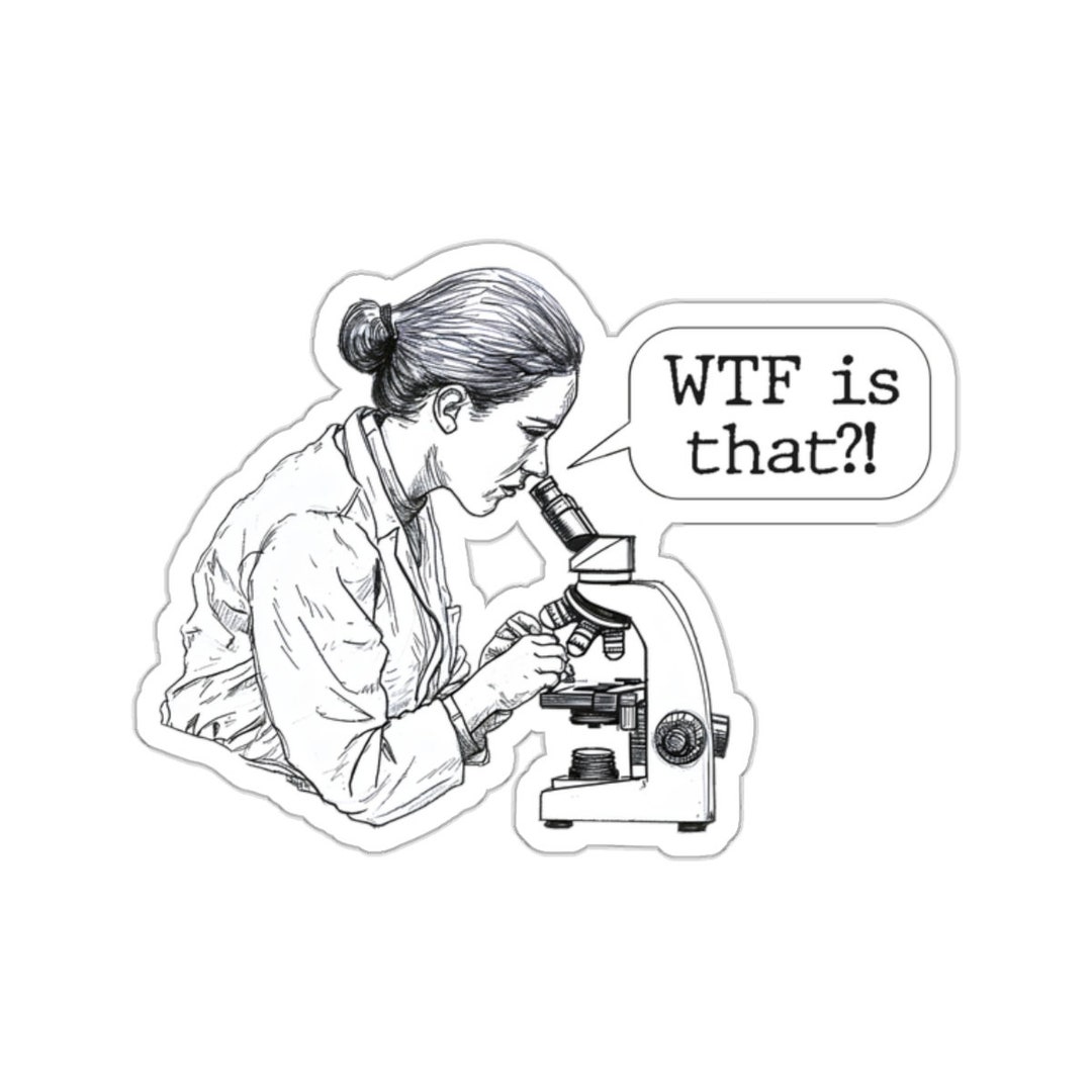 WTF is That?! - Scientist Looking at Something Under a Microscope ...
