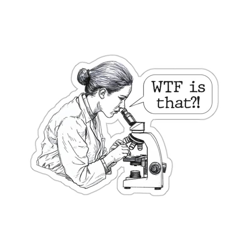 WTF is That?! - Scientist Looking at Something Under a Microscope ...