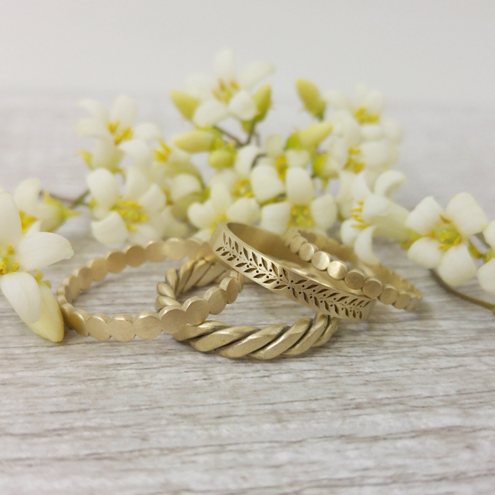 Rustic Wedding Band, Unique Wedding Band for Women, Leaves and Berries ...