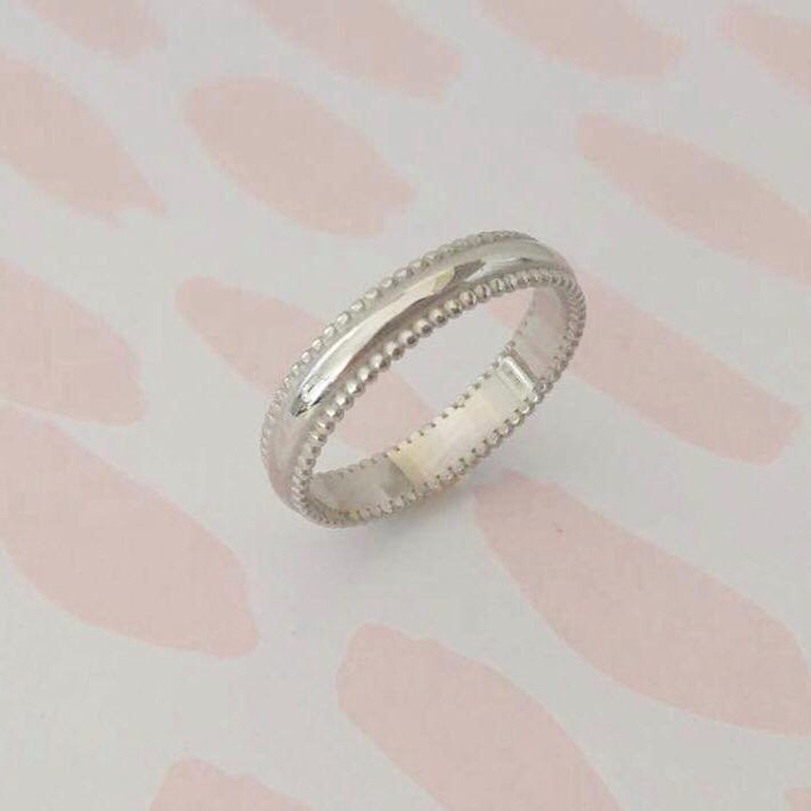 Delicate Gold Wedding Ring Unique Gold Wedding Band 14k Gold | Etsy